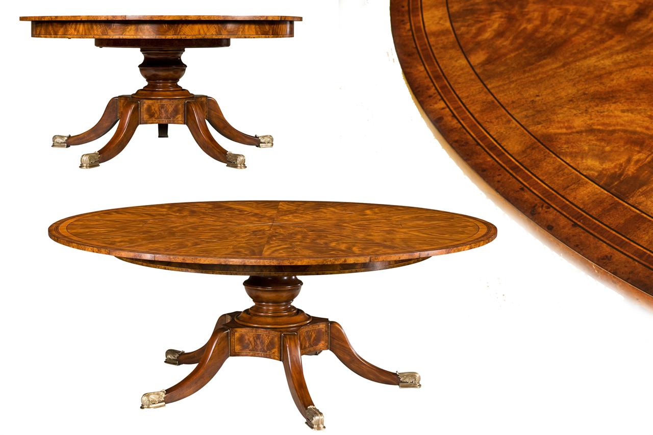 Jupe Tables Expanding, Round to Round Dining Tables with Self-Storing ...