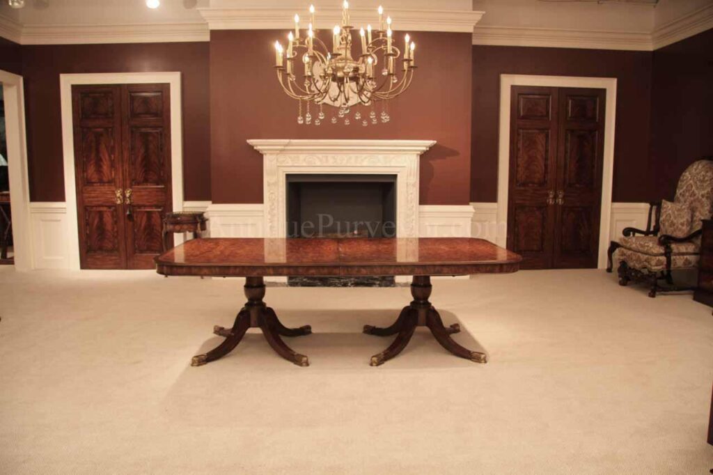 Extra Large Dining Table. 12 Person Dining Table with Leaves