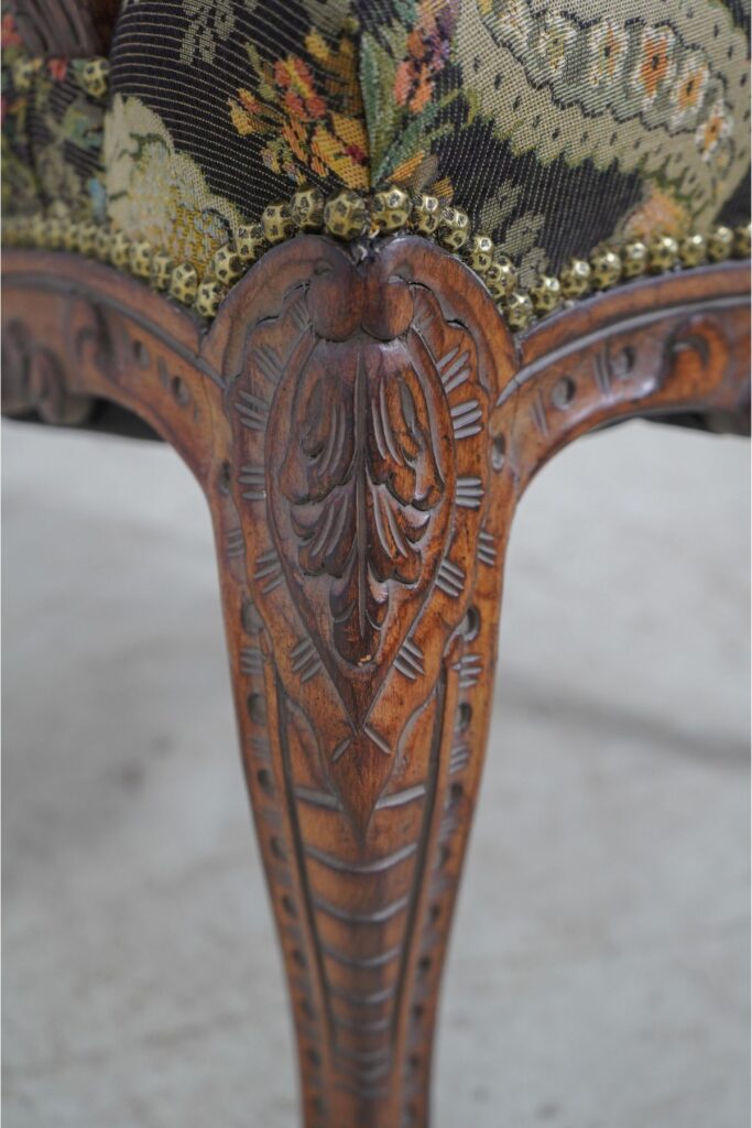 10 French Green Leather Dining Chairs with Ostrich Embossed Leather