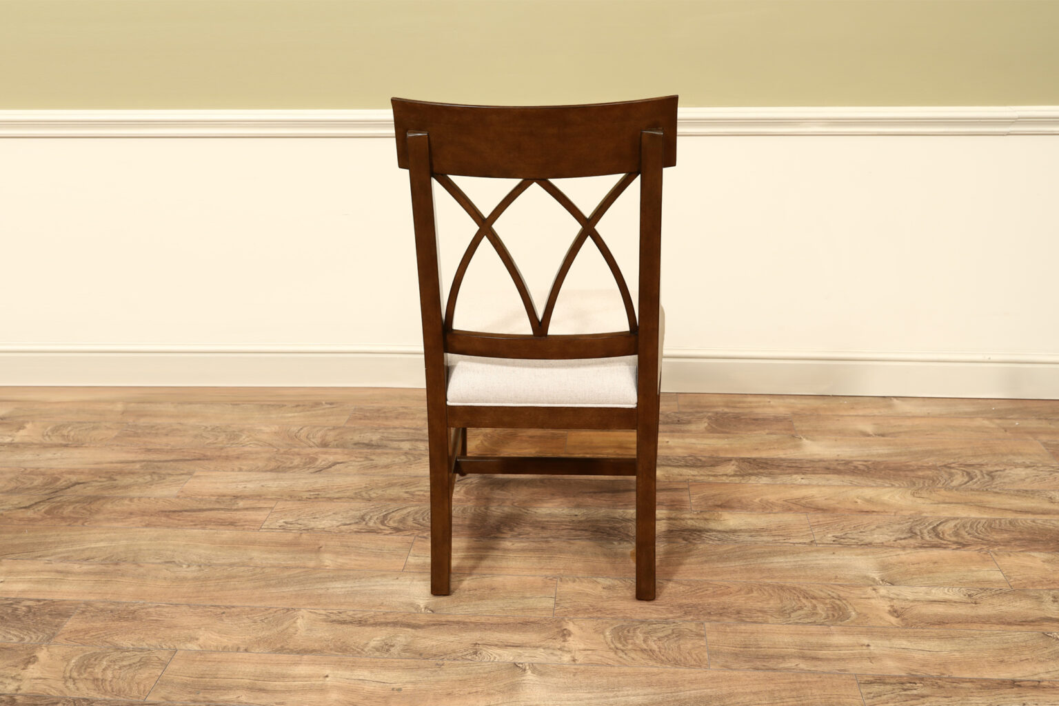 Robust Large-Framed Cross-Back Dining Room Chairs