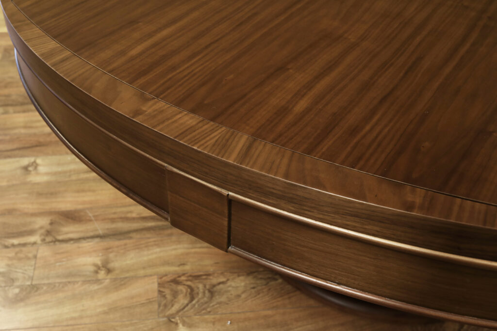 69-91 Fletcher capstan table reproduction with self-storing and self ...