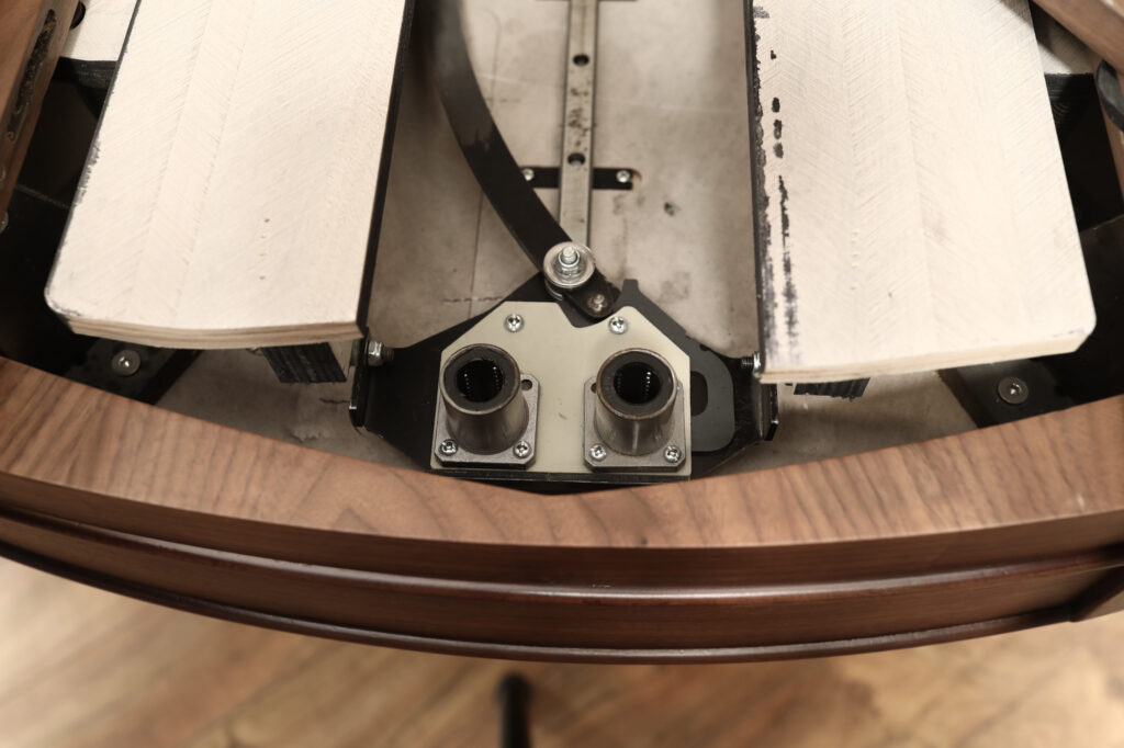 69-91 Fletcher capstan table reproduction with self-storing and self ...