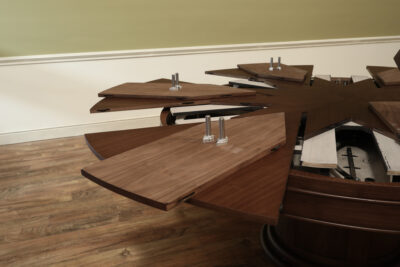 69-91 Fletcher capstan table reproduction with self-storing and self ...