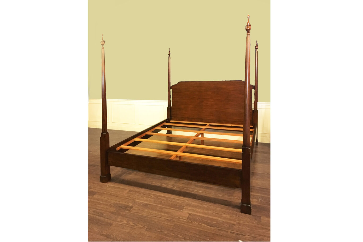 Rice Four Poster Bed Frame, King or Queen