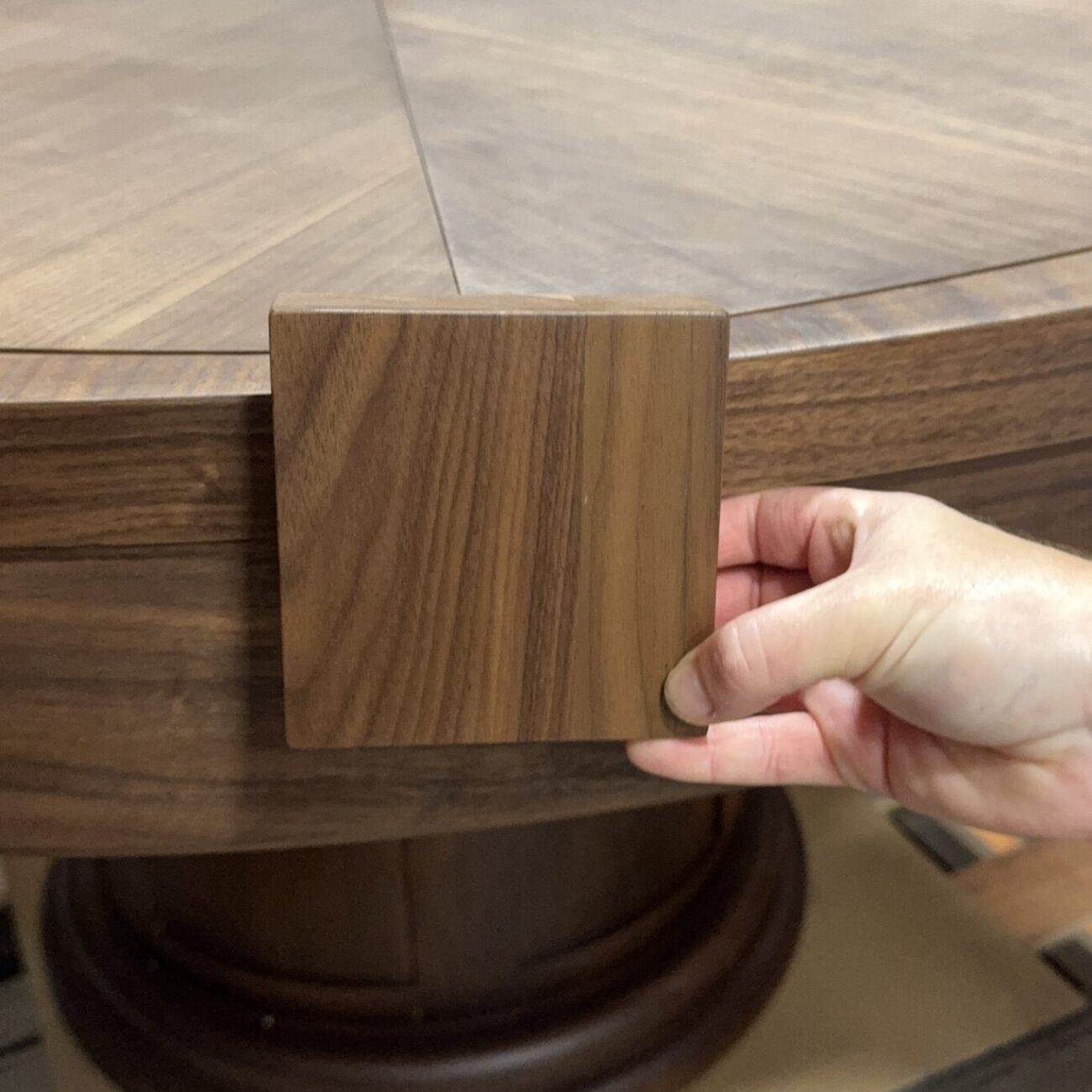 69-91 Fletcher capstan table reproduction with self-storing and self ...